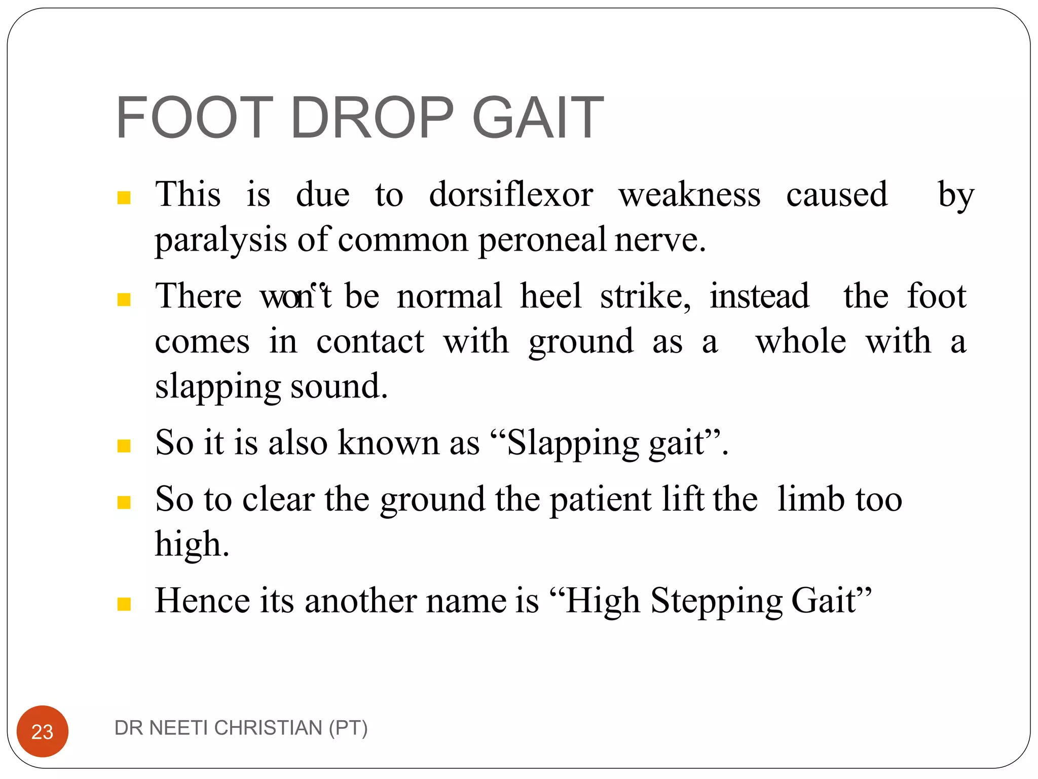 Pathological gait | PPTX