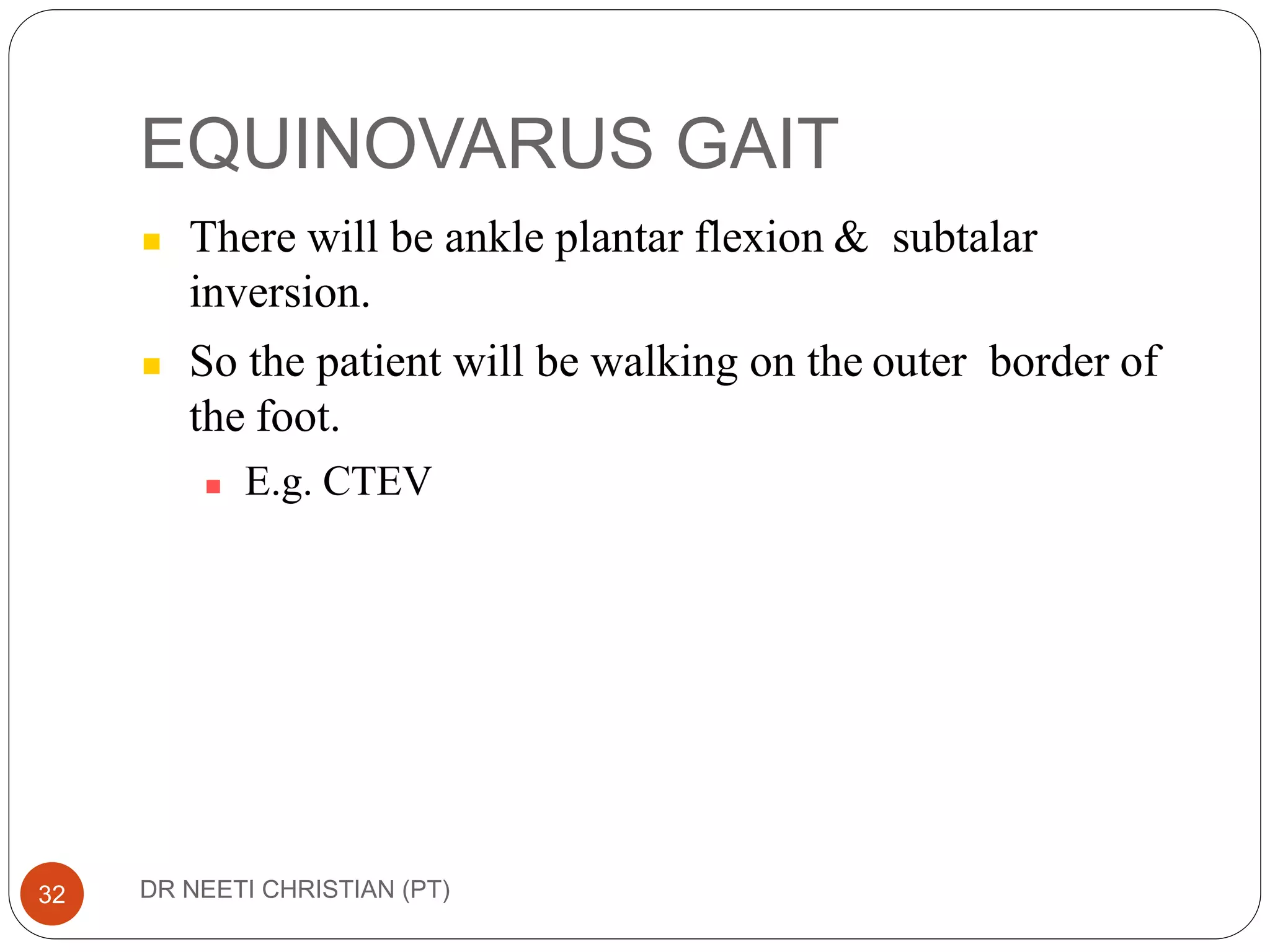 Pathological gait | PPTX