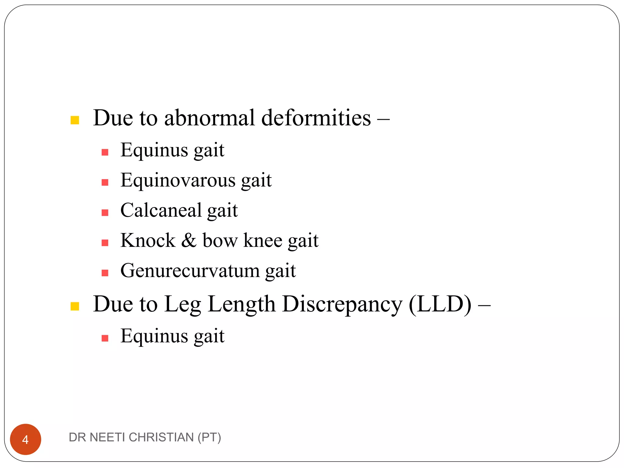 Pathological gait | PPTX