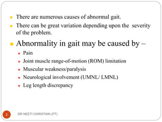Pathological gait | PPTX