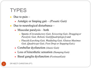 Pathological gait | PPTX