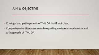 Pathological pathways in TMJ Osteoarthritis.pptx