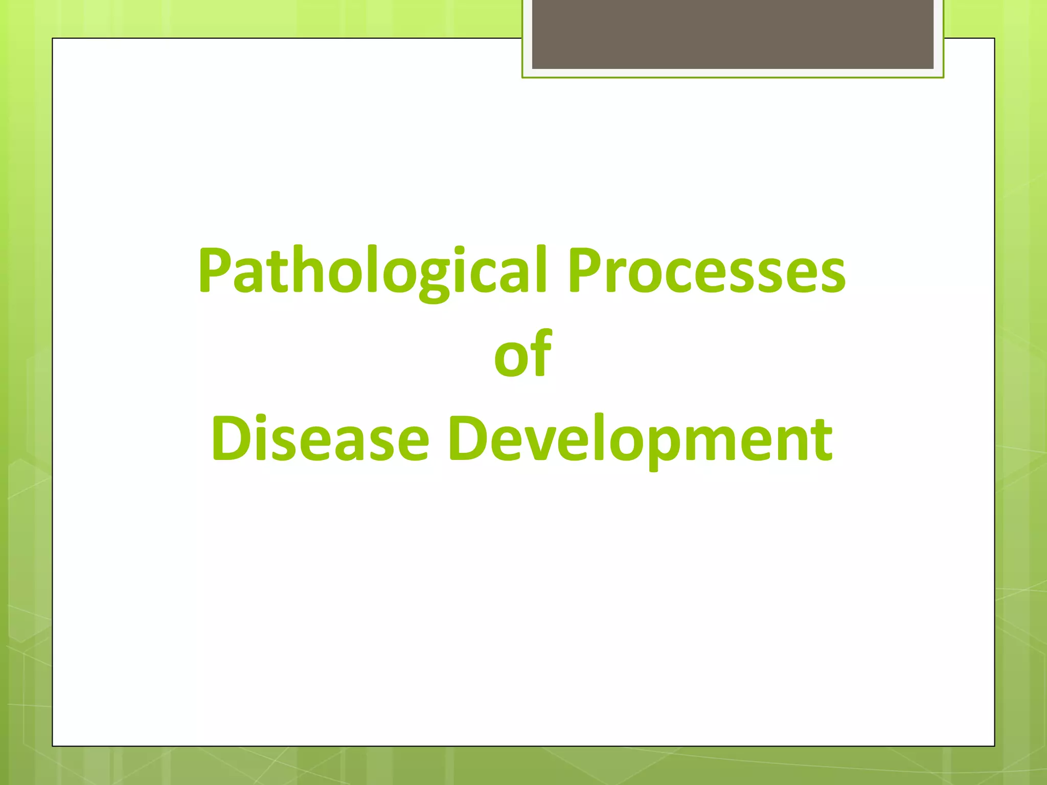 Pathological process of disease development process in fish | PDF