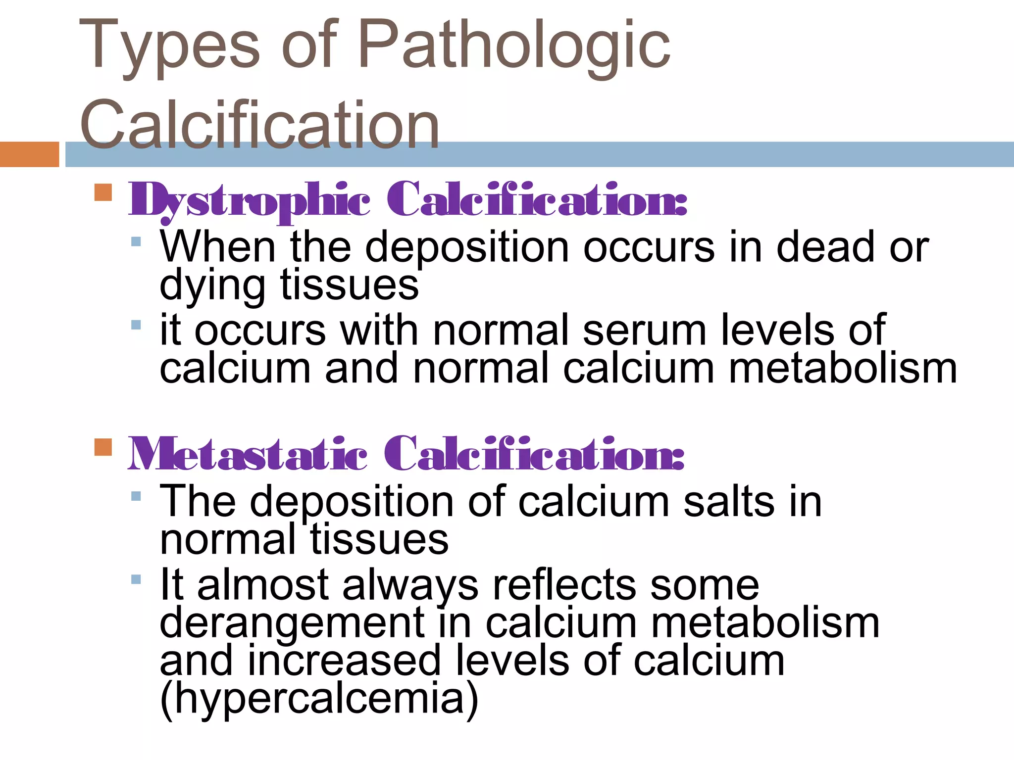 Pathologic calcification | PPT