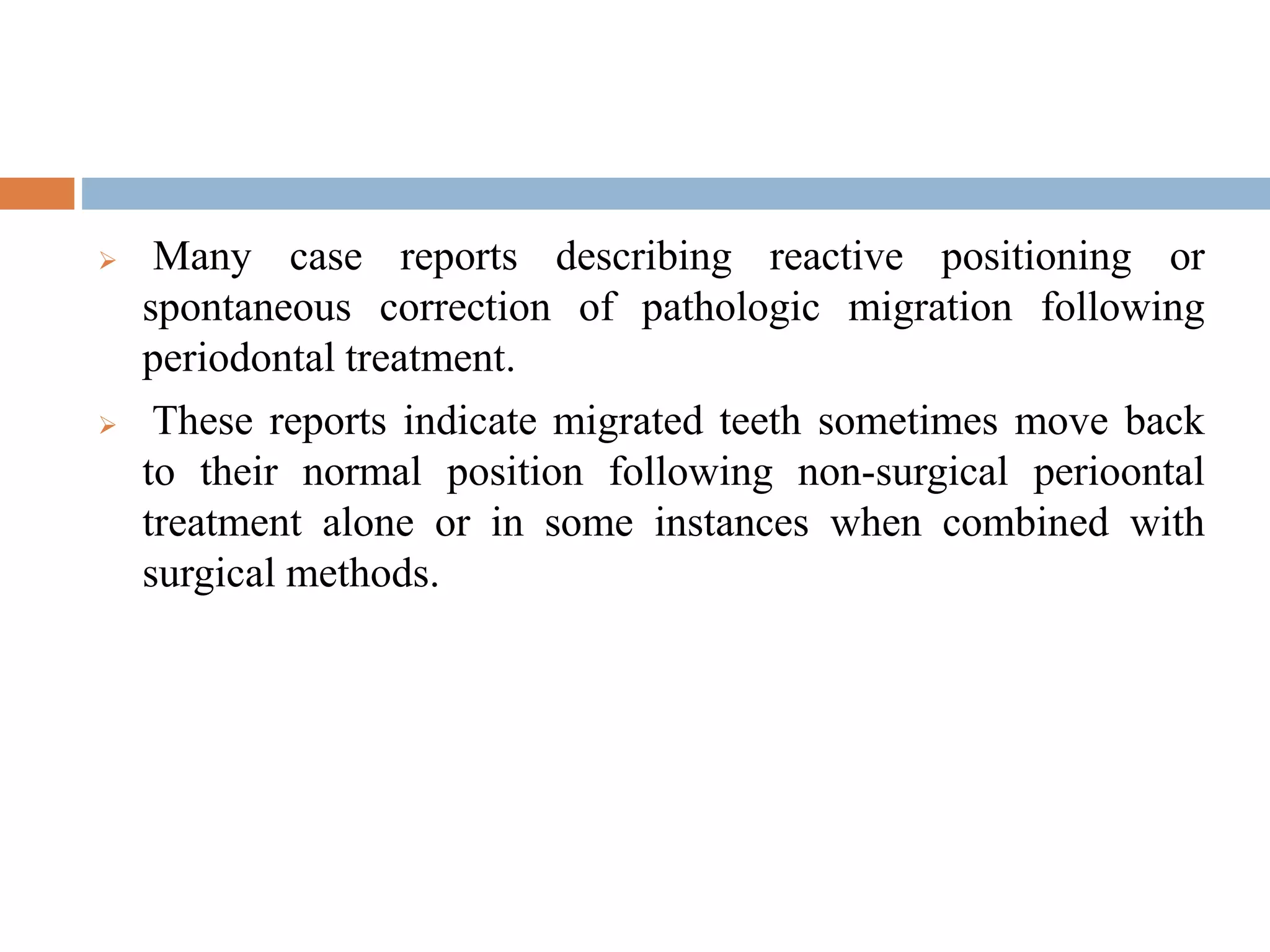 Pathologic migration | PPTX
