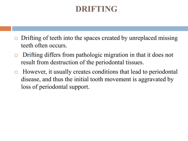 Pathologic migration | PPTX
