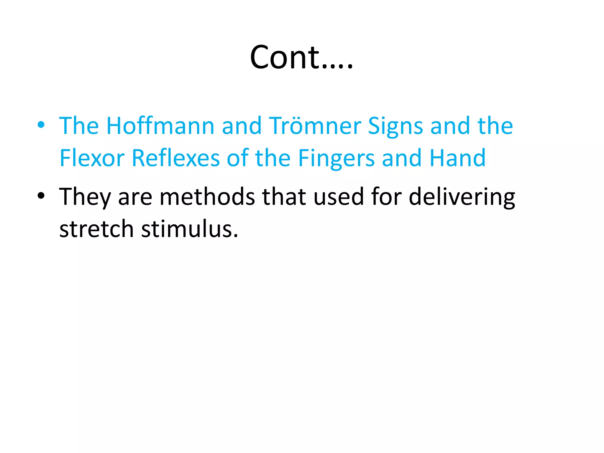 Pathologic Reflexes, Monofilament Tests & Meningeal Signs.pptx