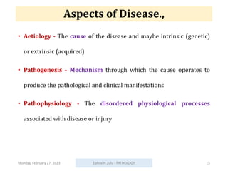 PATHOLOGY - 01 - Fundermentals of Pathology.pdf