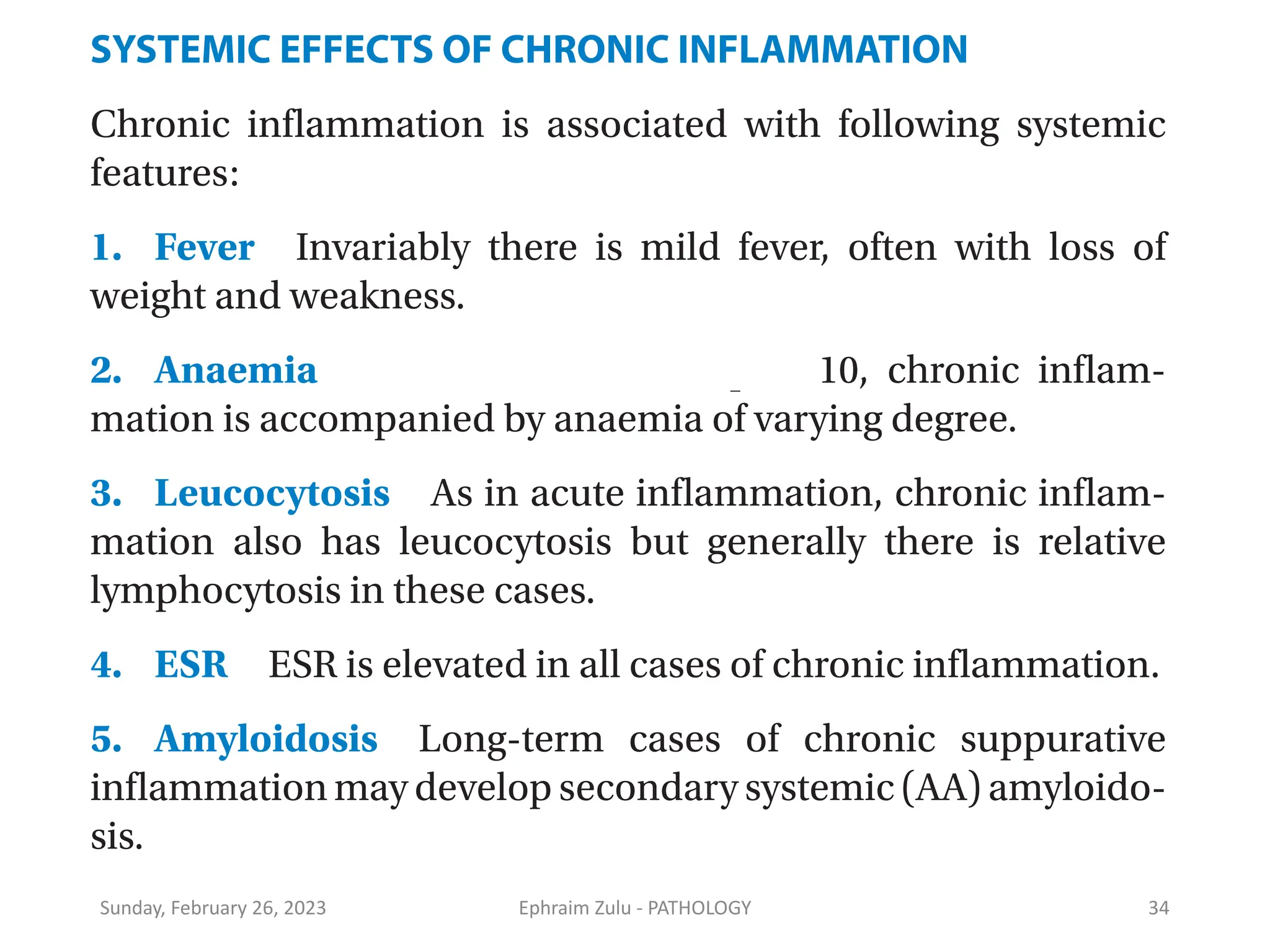PATHOLOGY - 03 - Inflammation.pdf medicine | PDF