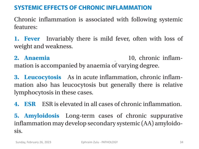 PATHOLOGY - 03 - Inflammation.pdf medicine | PPT
