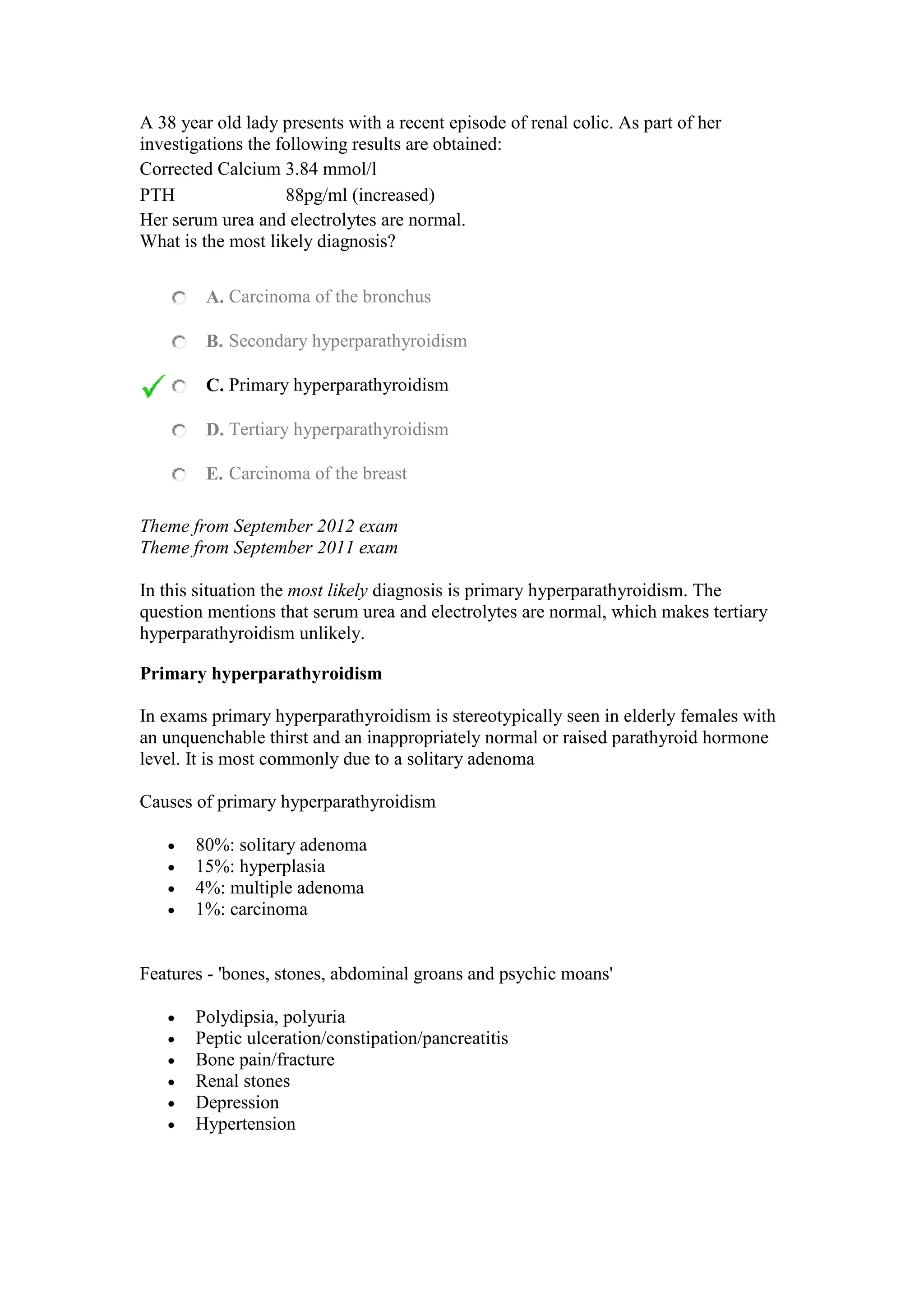 MRCS preparation emrcs questions Pathology | PDF
