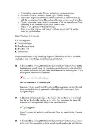 MRCS preparation emrcs questions Pathology | PDF