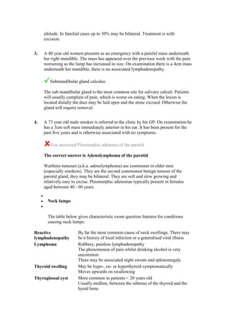 MRCS preparation emrcs questions Pathology | PDF