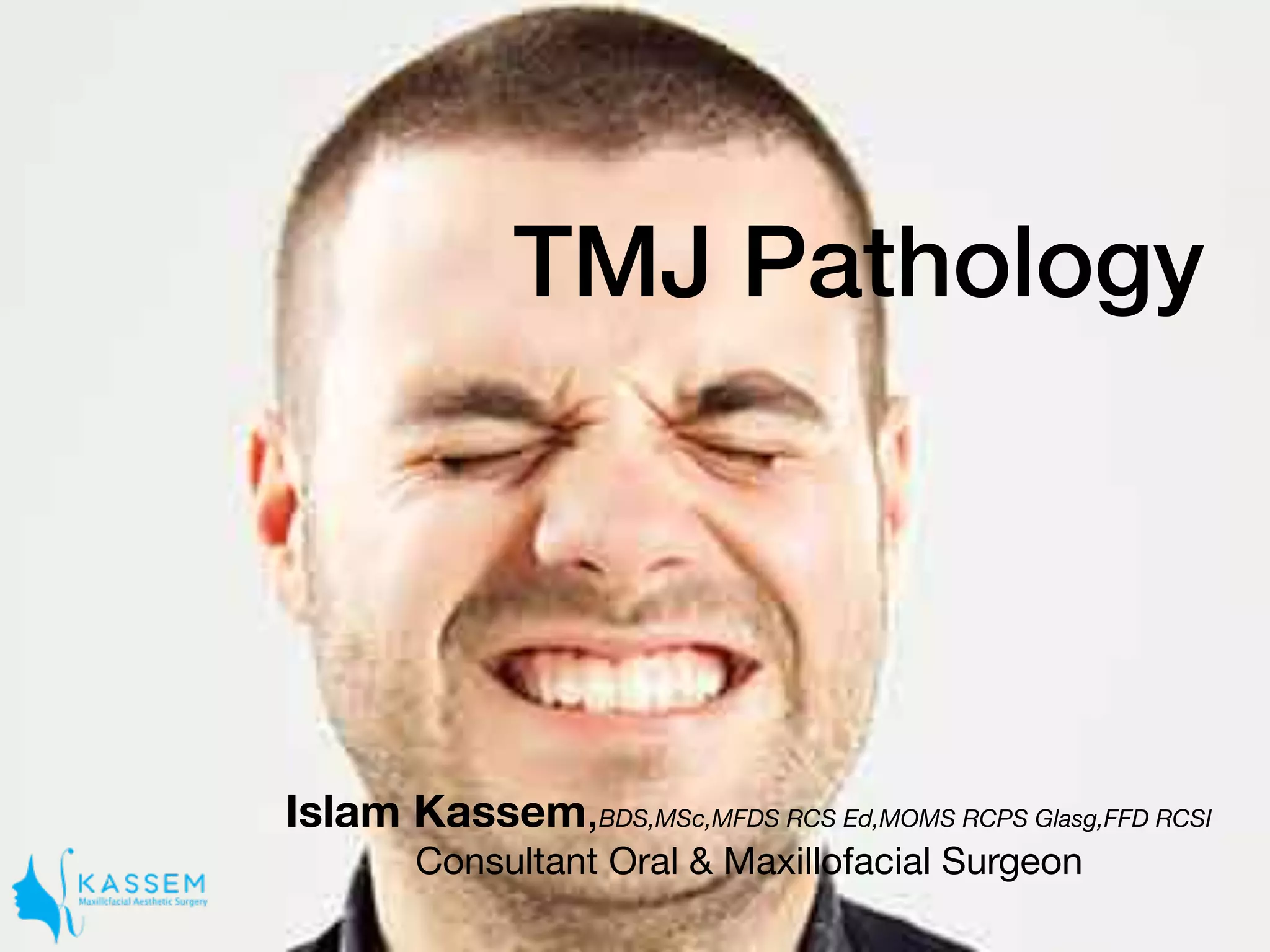Pathology of TMJ | PDF