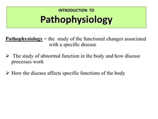 Pathology | PPTX | Infectious Diseases | Diseases and Conditions