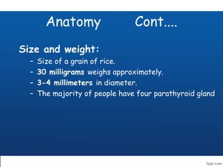Anatomy of Thyroid and Parathyroid gland | PPT