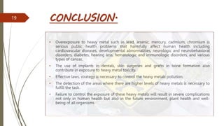 environmental diseases due to heavy metals | PPT