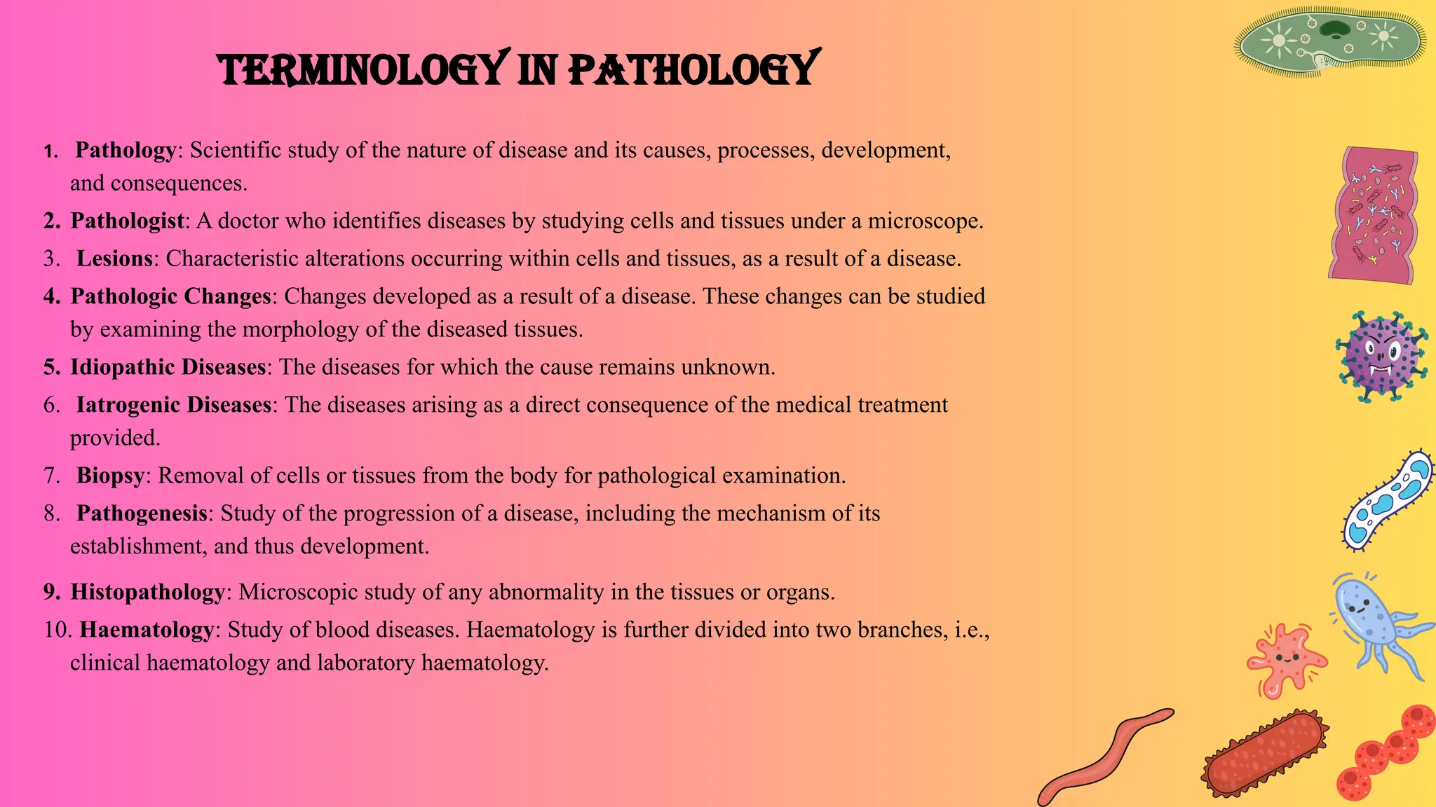 pathology.pptx introduction to pathology | PPTX
