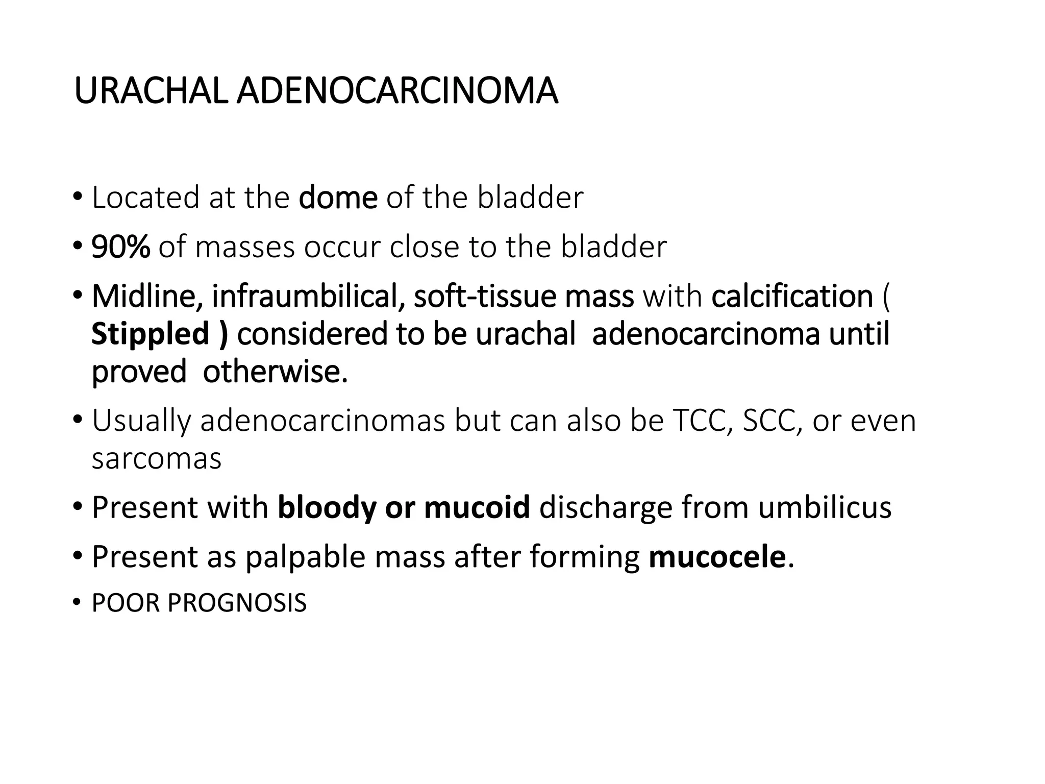 Pathology ca bladder | PPTX