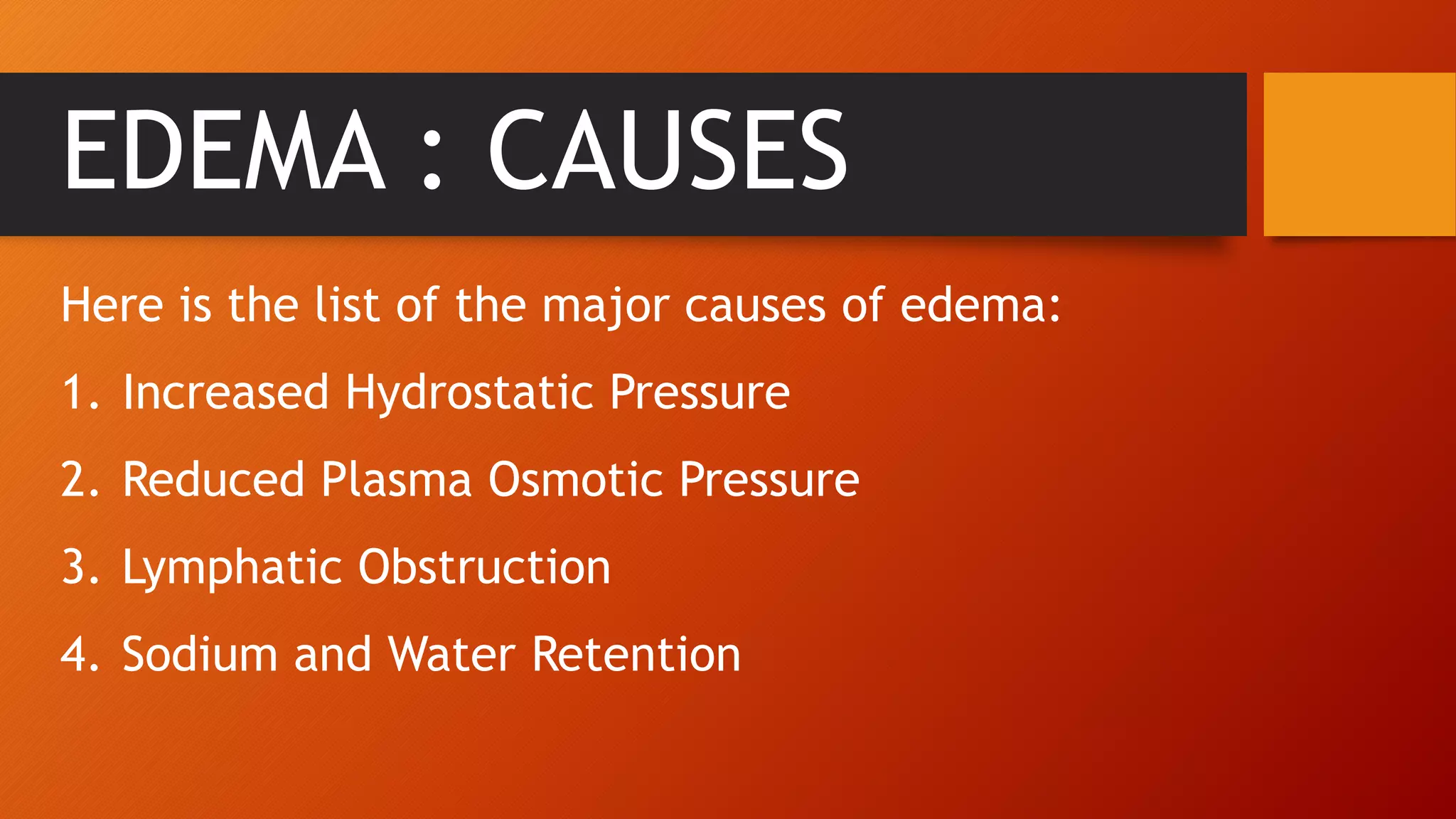 Pathology - Edema.pptx