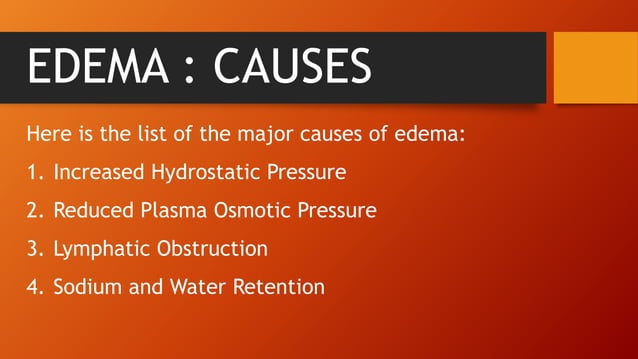 Pathology - Edema.pptx