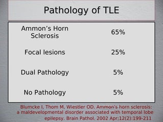 Pathology of Epilepsy | PPT
