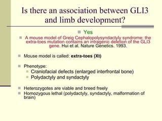 Greig Cephalopolysyndactyly Syndrome | PPT