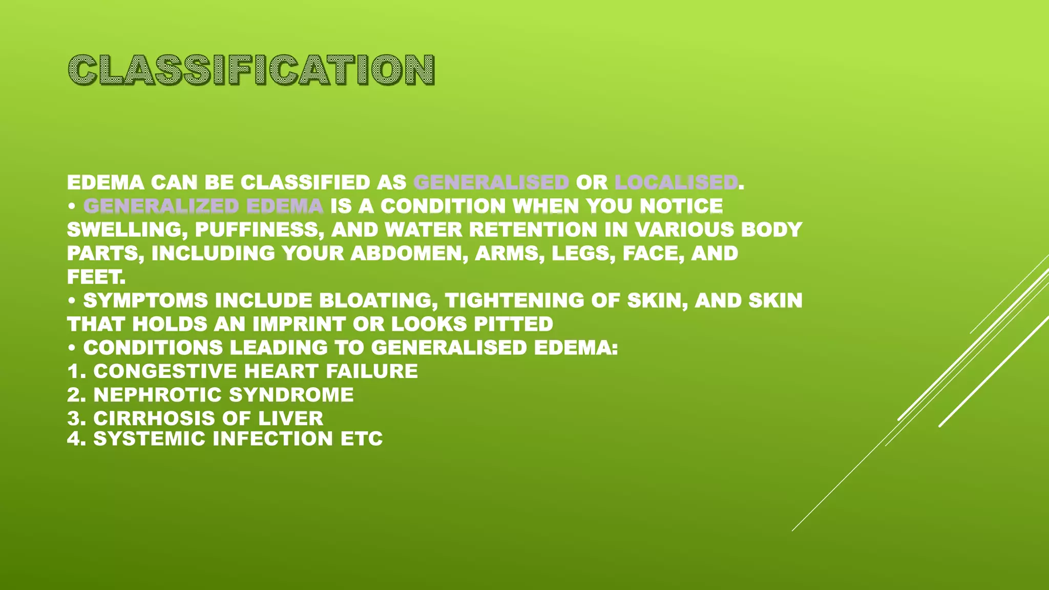 edema pathology | PPTX