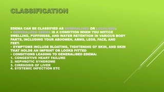 edema pathology | PPTX