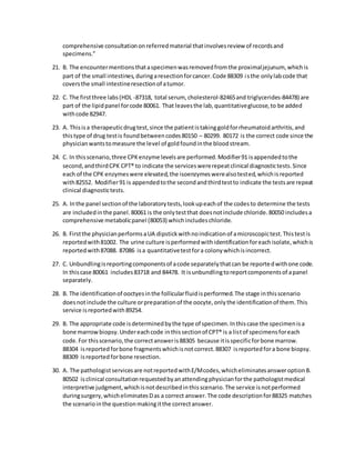 Pathology and laboratory quiz | DOCX