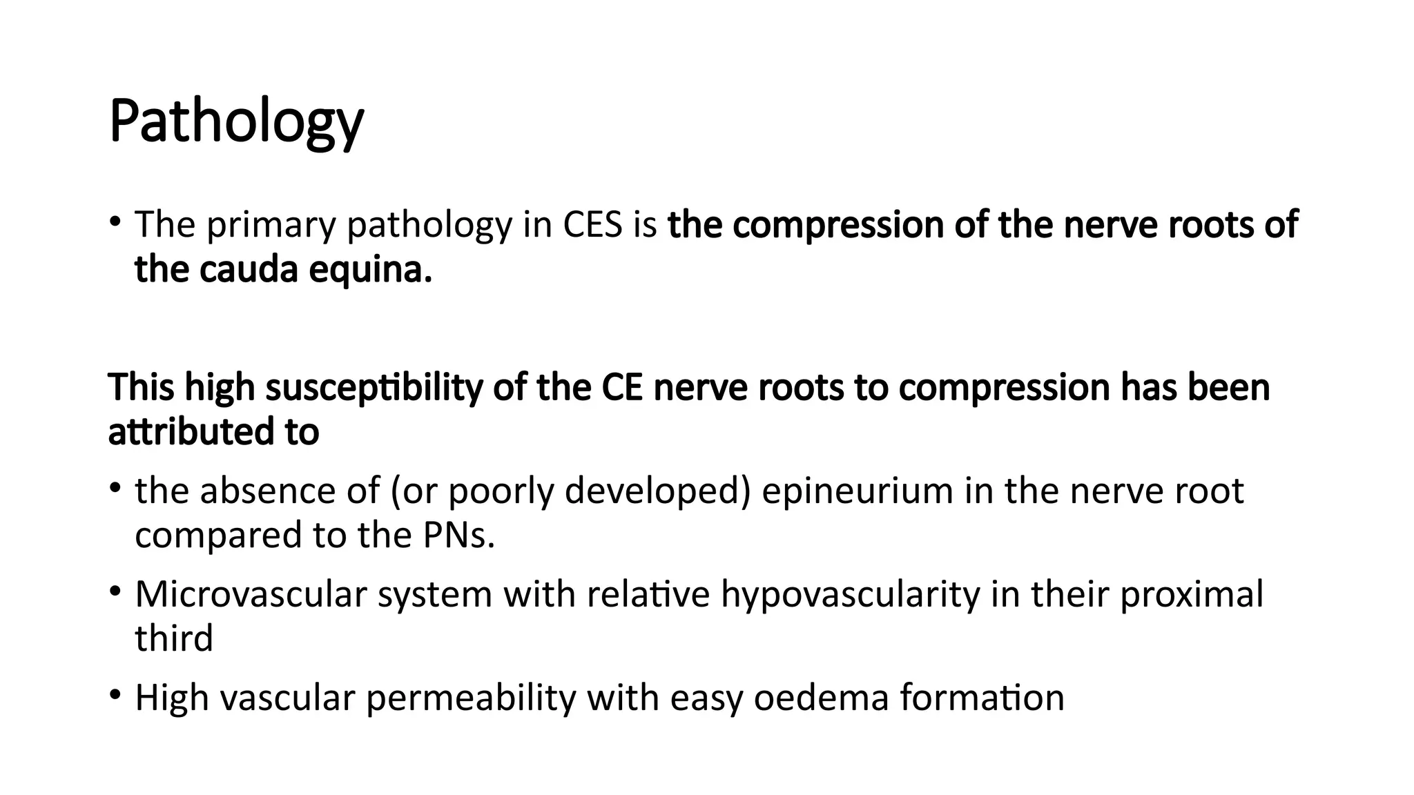 PATHOLOGY AND MANAGEMENT OF CAUDA EQUINA SYNDROME DR INYANG.pptx