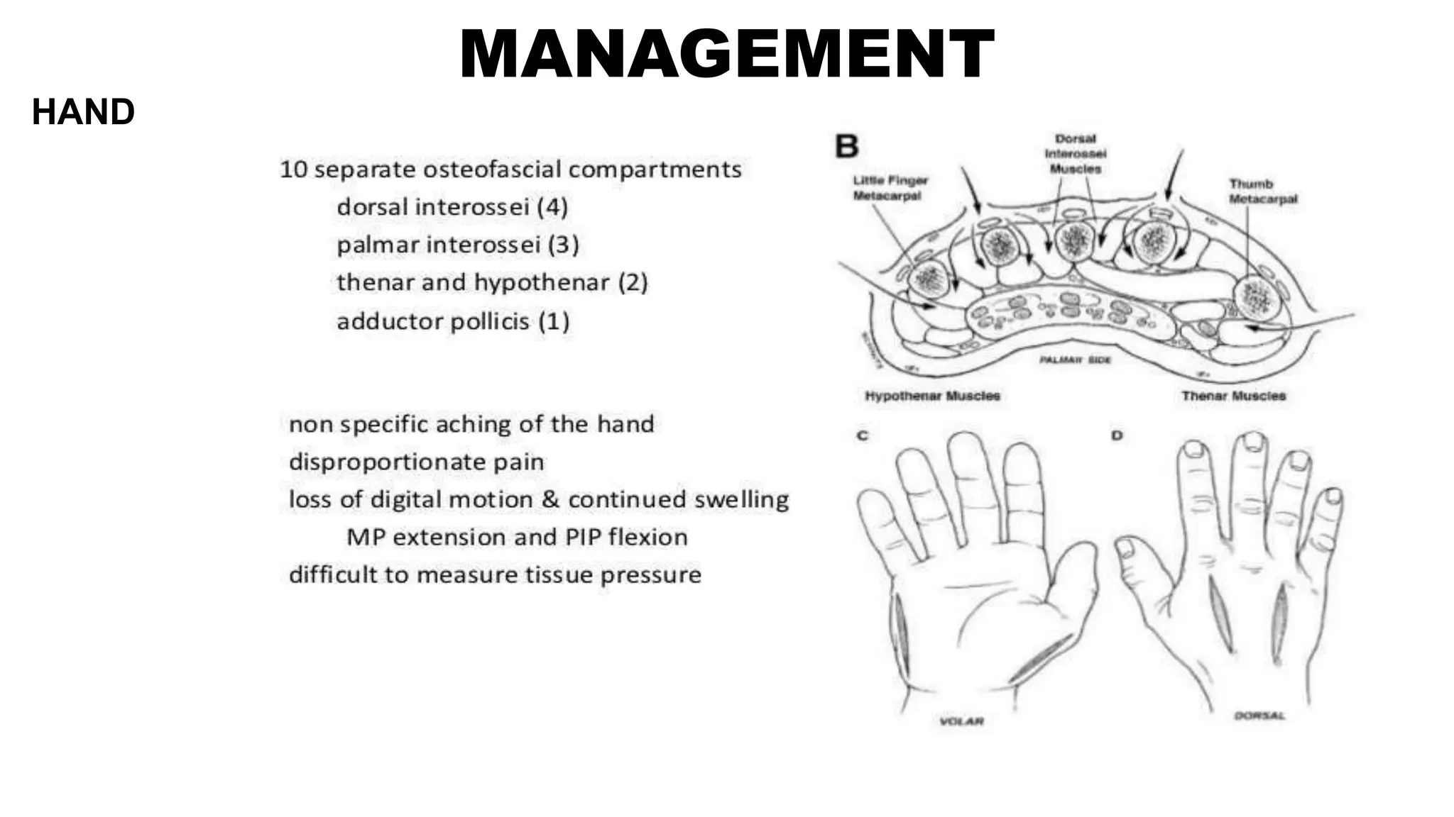 Pathology and management of compartment syndrome in orthopedics 1 | PPT