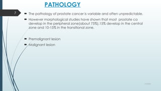 pathology and management of prostate ca.pptx