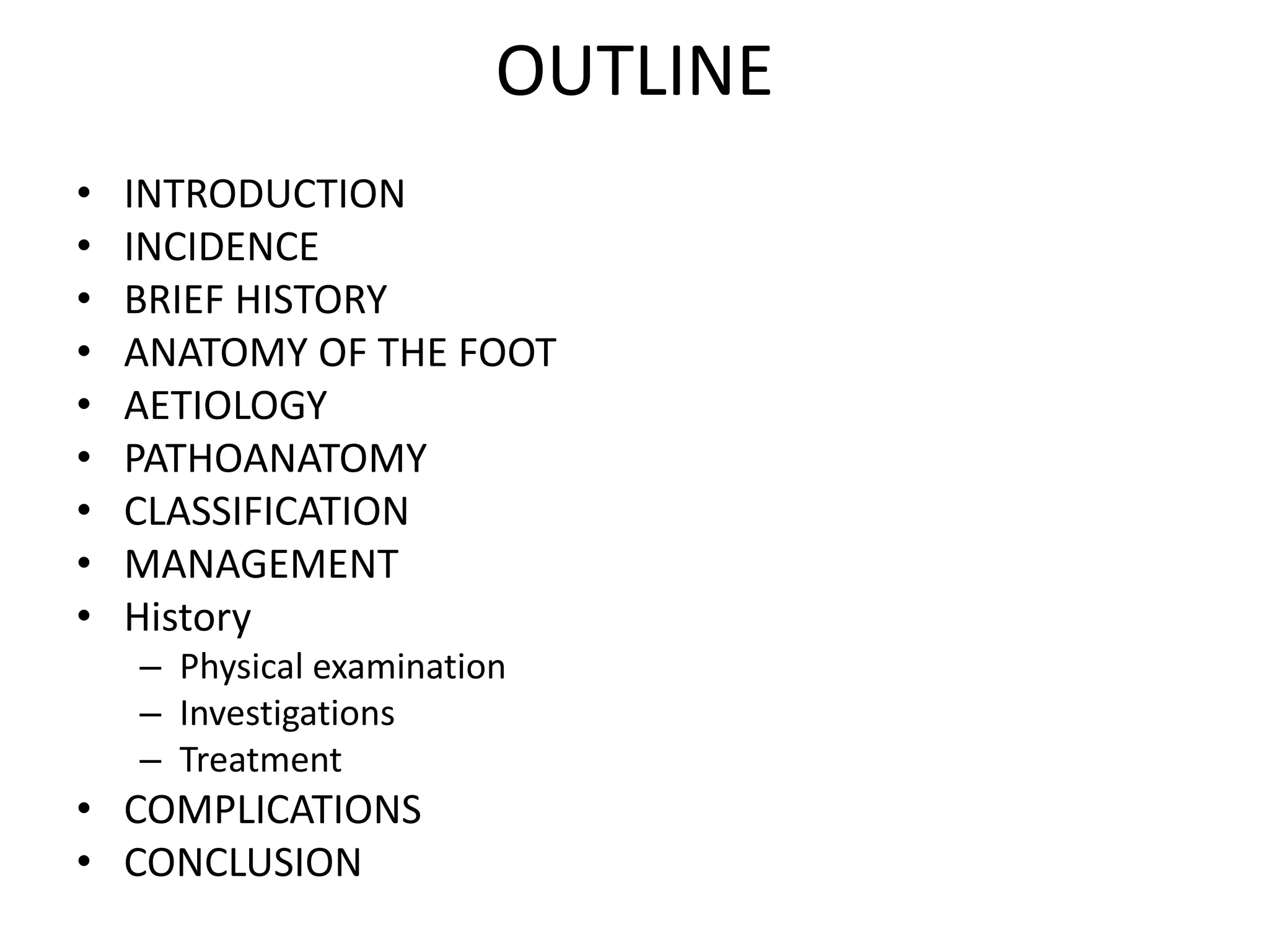 PATHOLOGY AND MGT OF CLUB FOOT.pptx