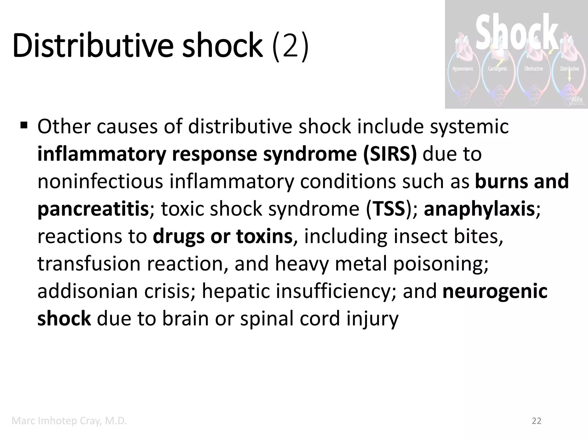 Pathology and Pathophysiology of Shock | PDF