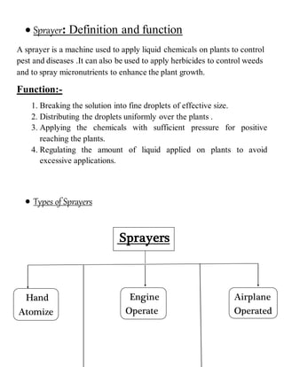 sprayers | DOCX