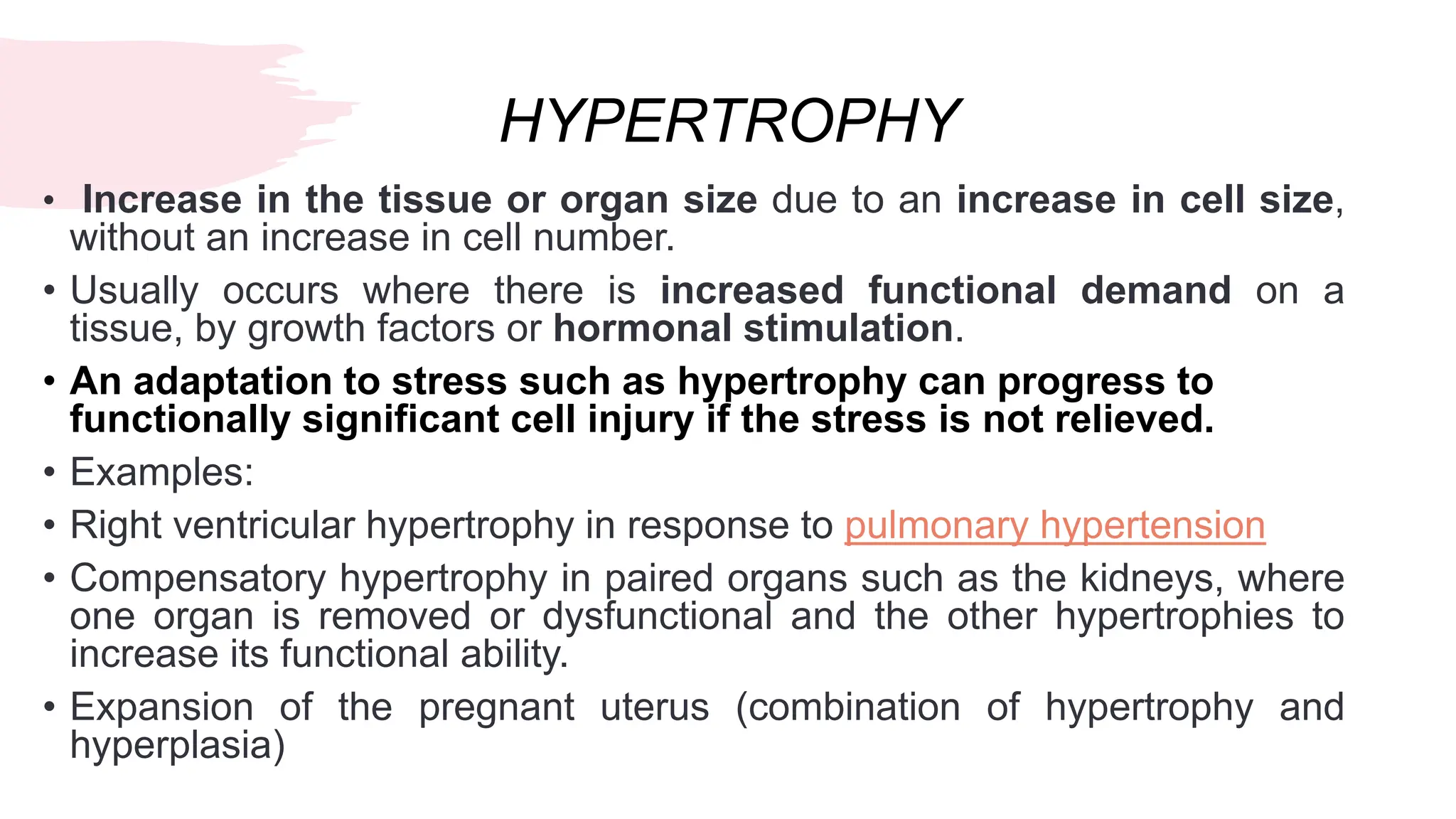 Cell adaptations.pptx/ hypertrophy/ atrophy/ dysplasia/ metaplasia ...