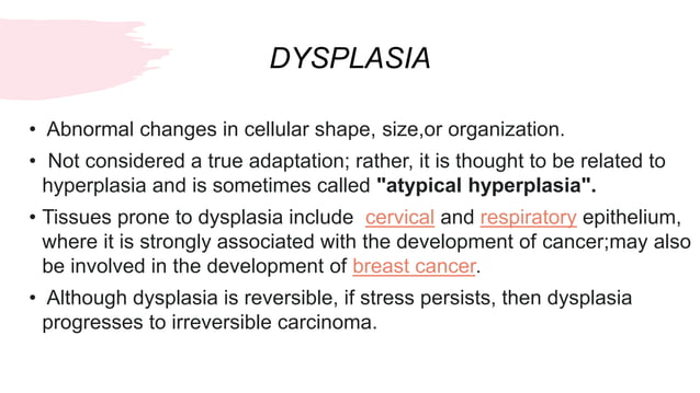 Cell adaptations.pptx/ hypertrophy/ atrophy/ dysplasia/ metaplasia ...
