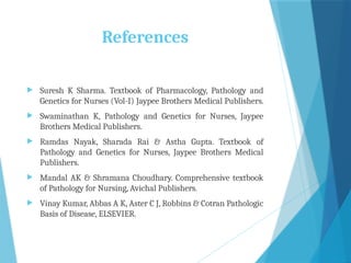 PATHOLOGY FOR NURSES - CELL INJURY...... | PPTX