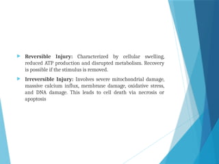 PATHOLOGY FOR NURSES - CELL INJURY...... | PPTX