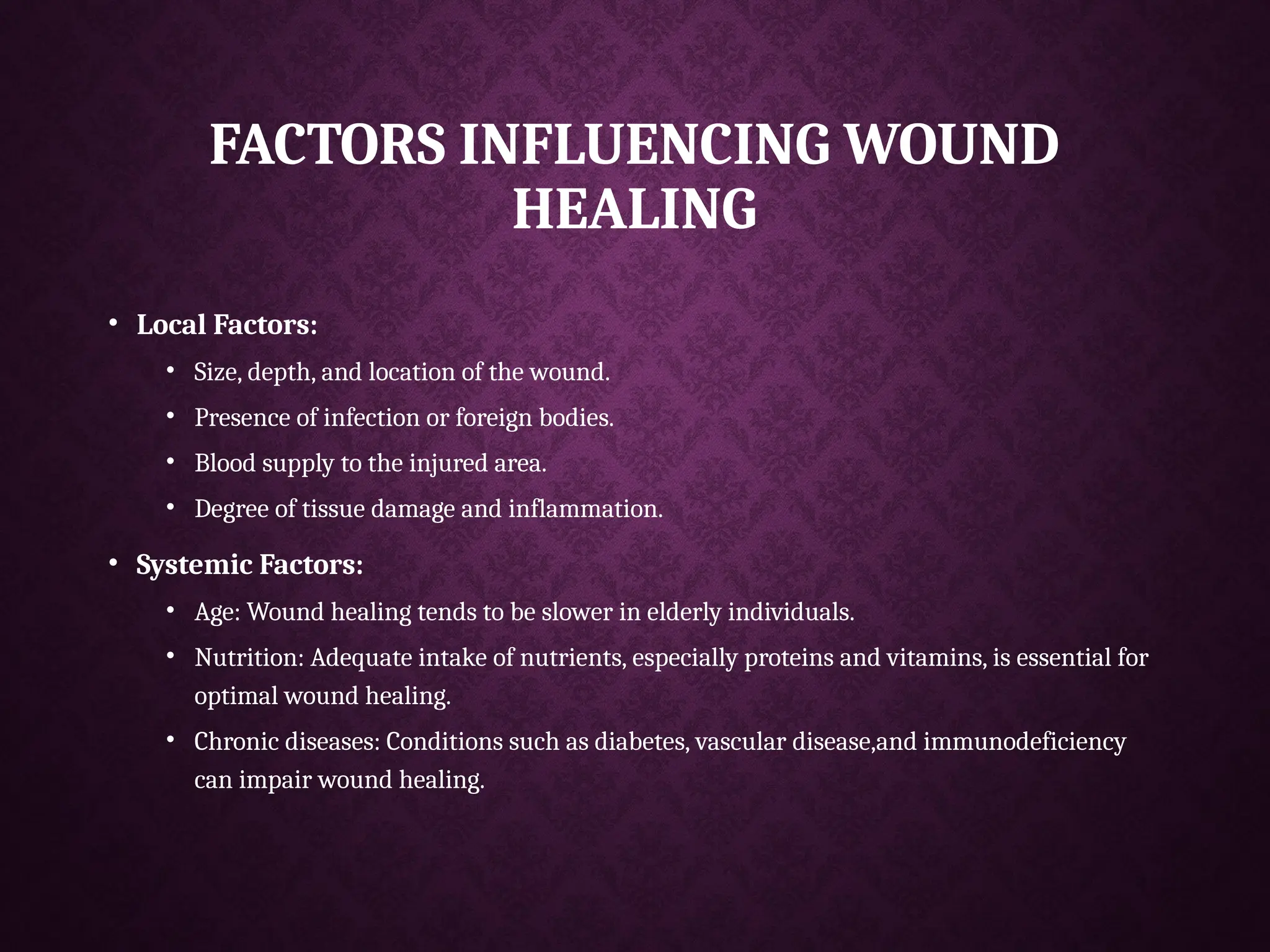 Pathology for Nurses - Wound Healing.pptx