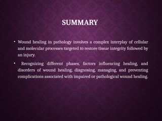 Pathology for Nurses - Wound Healing.pptx