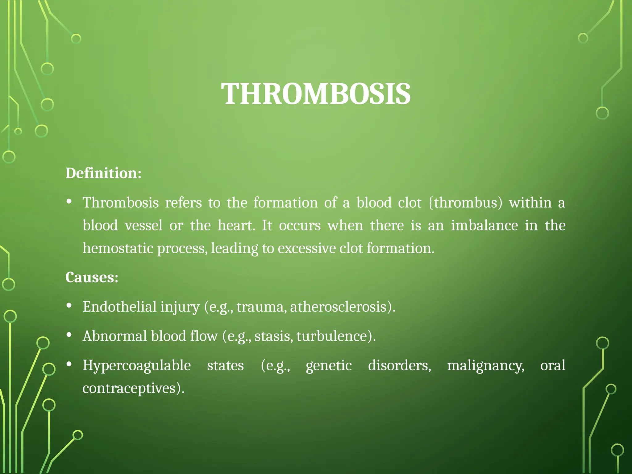 PATHOLOGY FOR NURSES CIRCULATORY DISTURBANCES.pptx