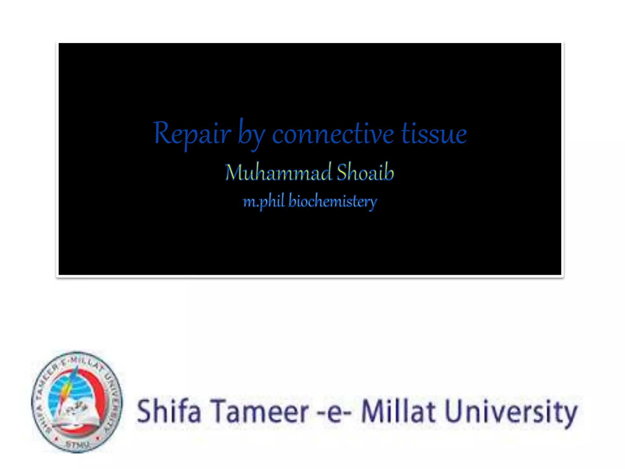 Pathology healing and repair stmu | PPTX