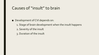 Pathology in CVI | PPT