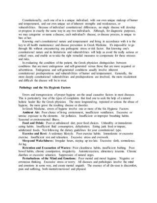 Pathology in greek medicine MEDICAL ANTHROPOLOGY | PDF