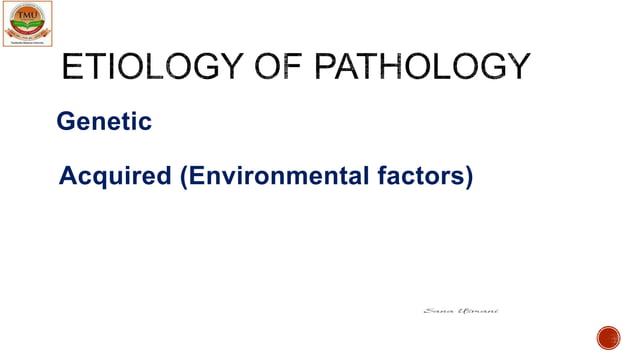 PATHOLOGY INTRODUCTION.pptx | Infectious Diseases | Diseases and Conditions