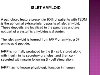 Islet cell Pathology | PPTX