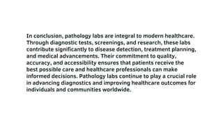 Pathology Labs Advancing Diagnostics and Healthcare Outcomes ...