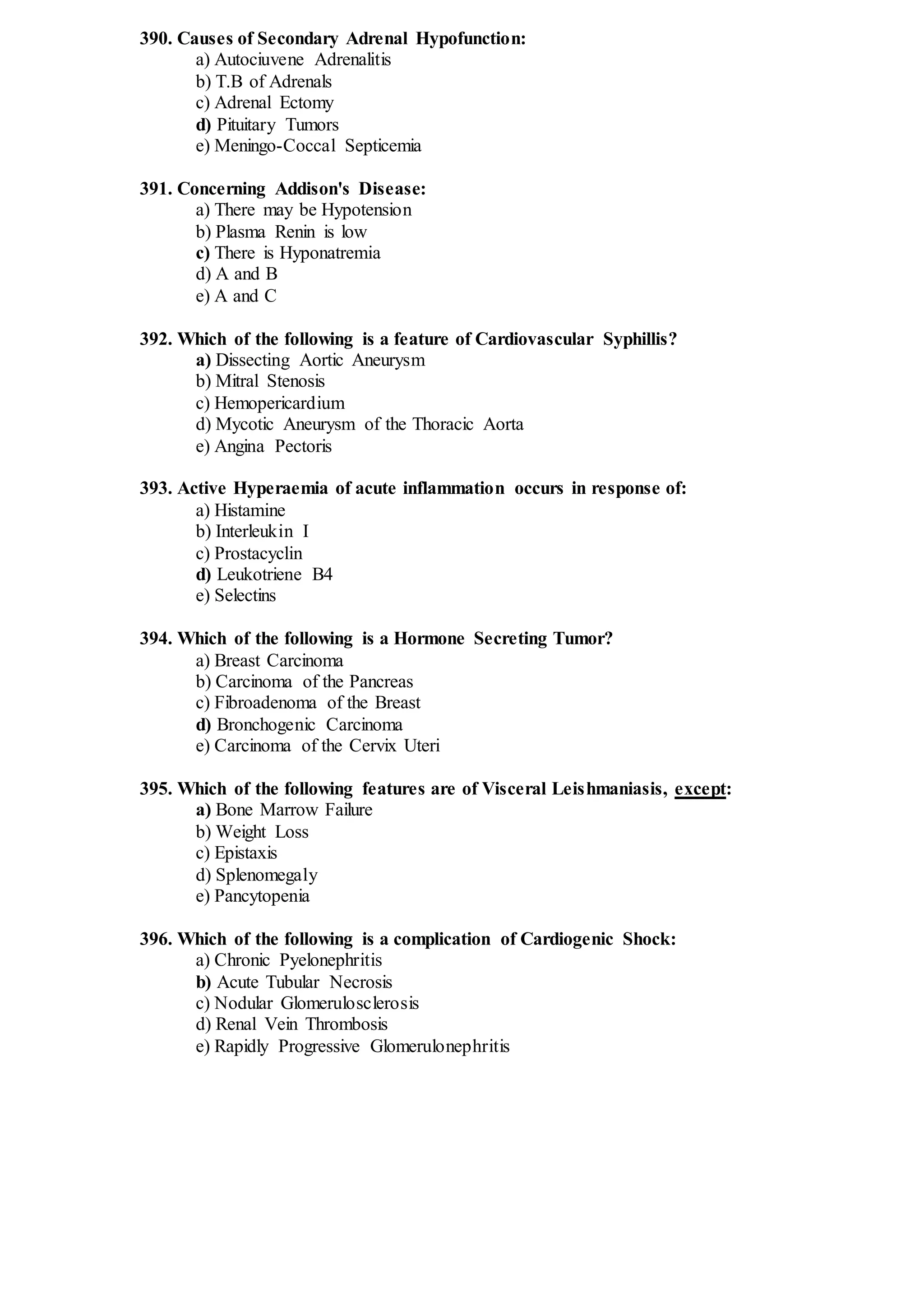 Pathology mcq | DOCX